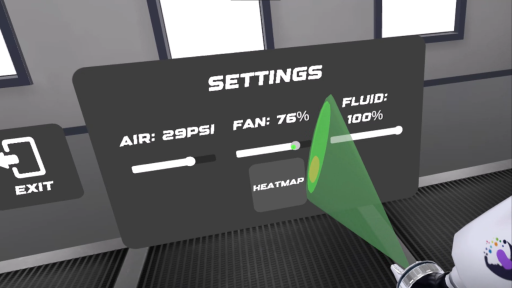 VR Spray Painting Software